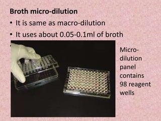 Anti microbial susceptibility testing | PPTX
