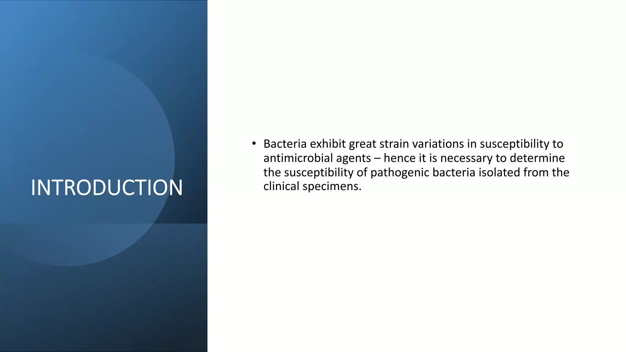 Antimicrobial susceptibility testing- Microbiology | PDF