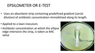 Antimicrobial susceptibility testing- Microbiology | PDF
