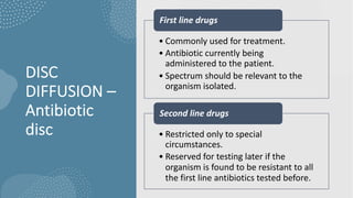 Antimicrobial susceptibility testing- Microbiology | PDF