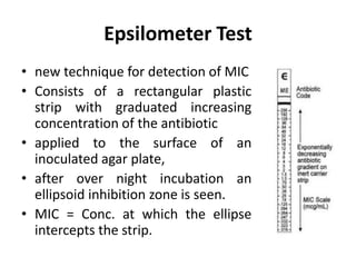 Antimicrobial susceptibility testing | PPTX