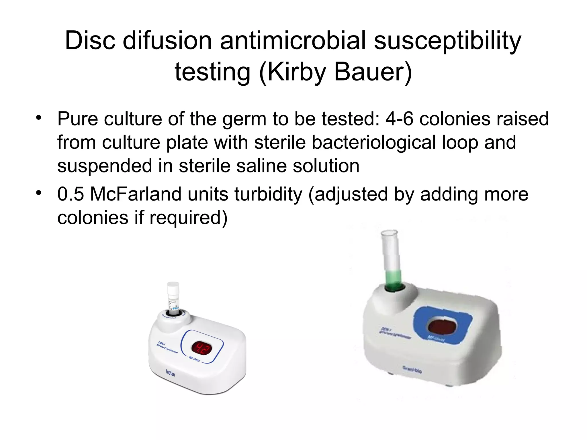 Antimicrobial susceptibility testing an overview of definitions and ...