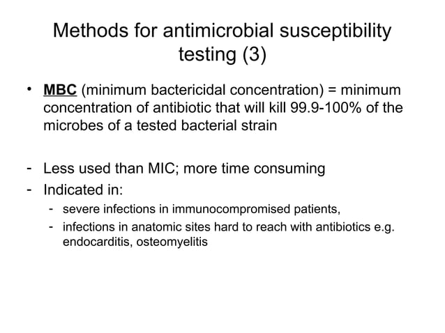 Antimicrobial susceptibility testing an overview of definitions and ...