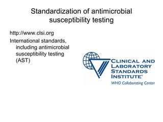 Antimicrobial susceptibility testing an overview of definitions and ...