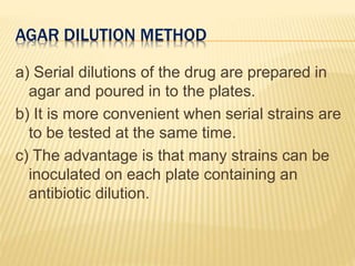 Antimicrobial therapy and drug sensitivity testing | PPT