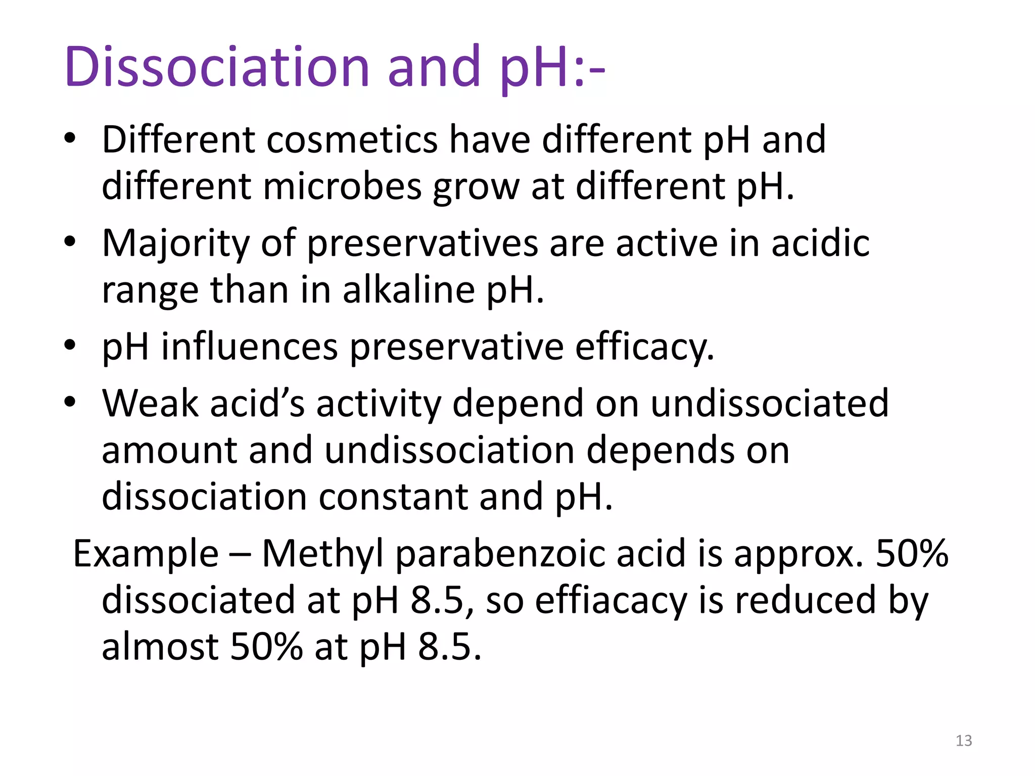 Antimicrobial used as preservatives | PPTX
