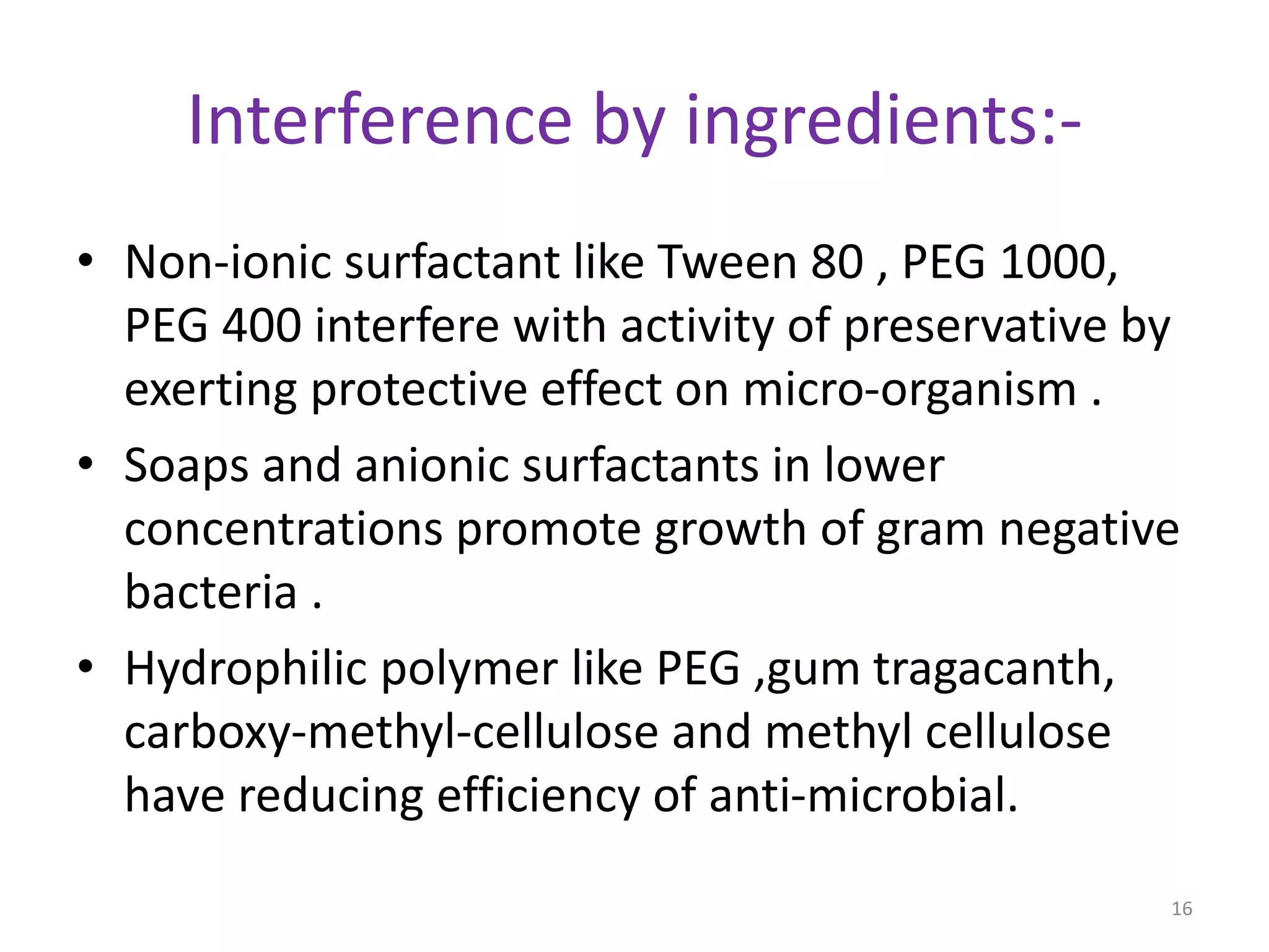 Antimicrobial used as preservatives | PPTX