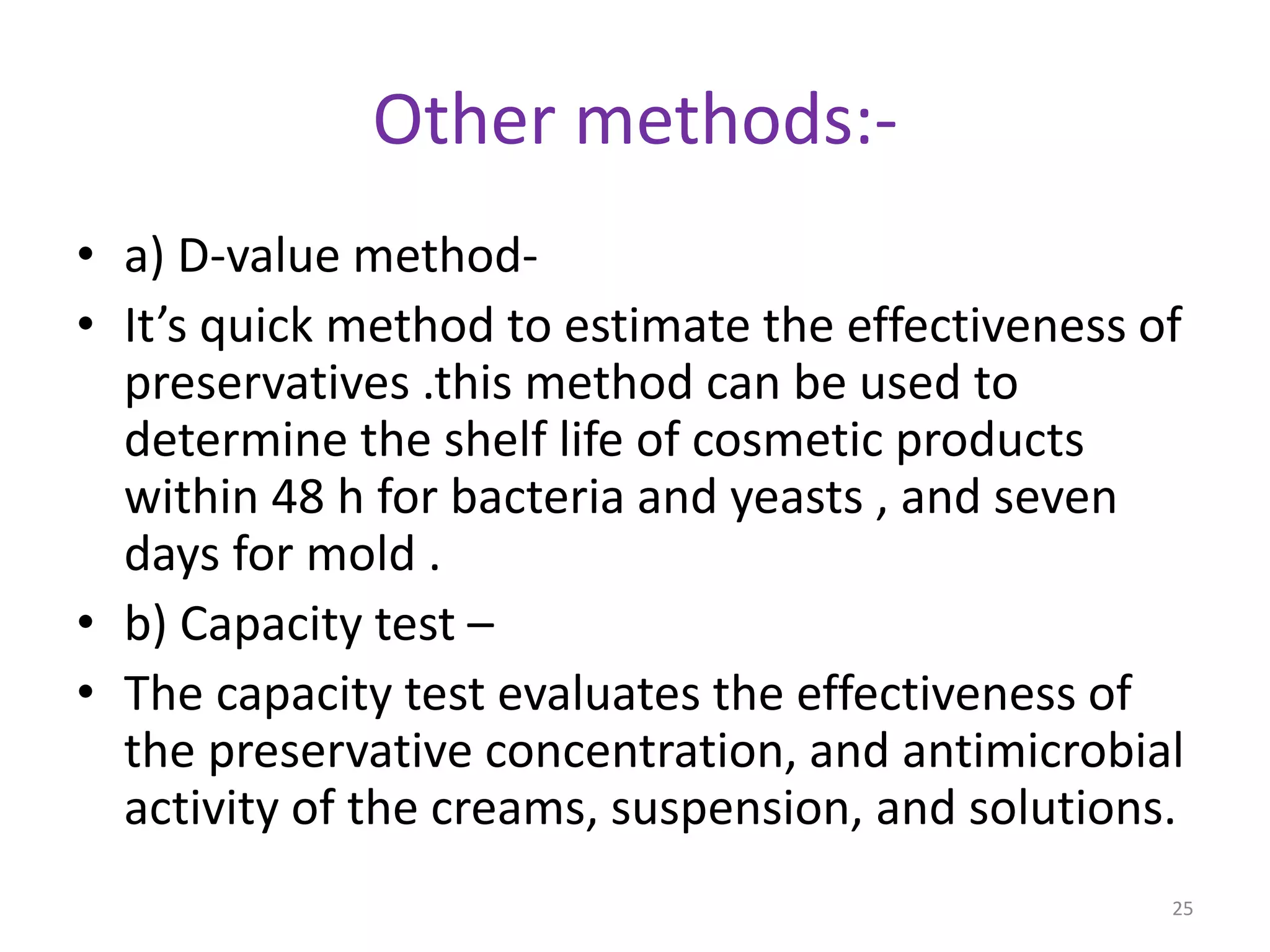 Antimicrobial used as preservatives | PPTX