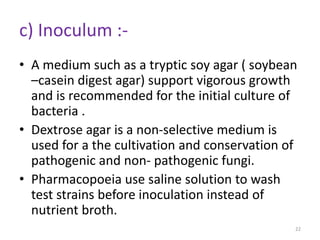 Antimicrobial used as preservatives | PPTX