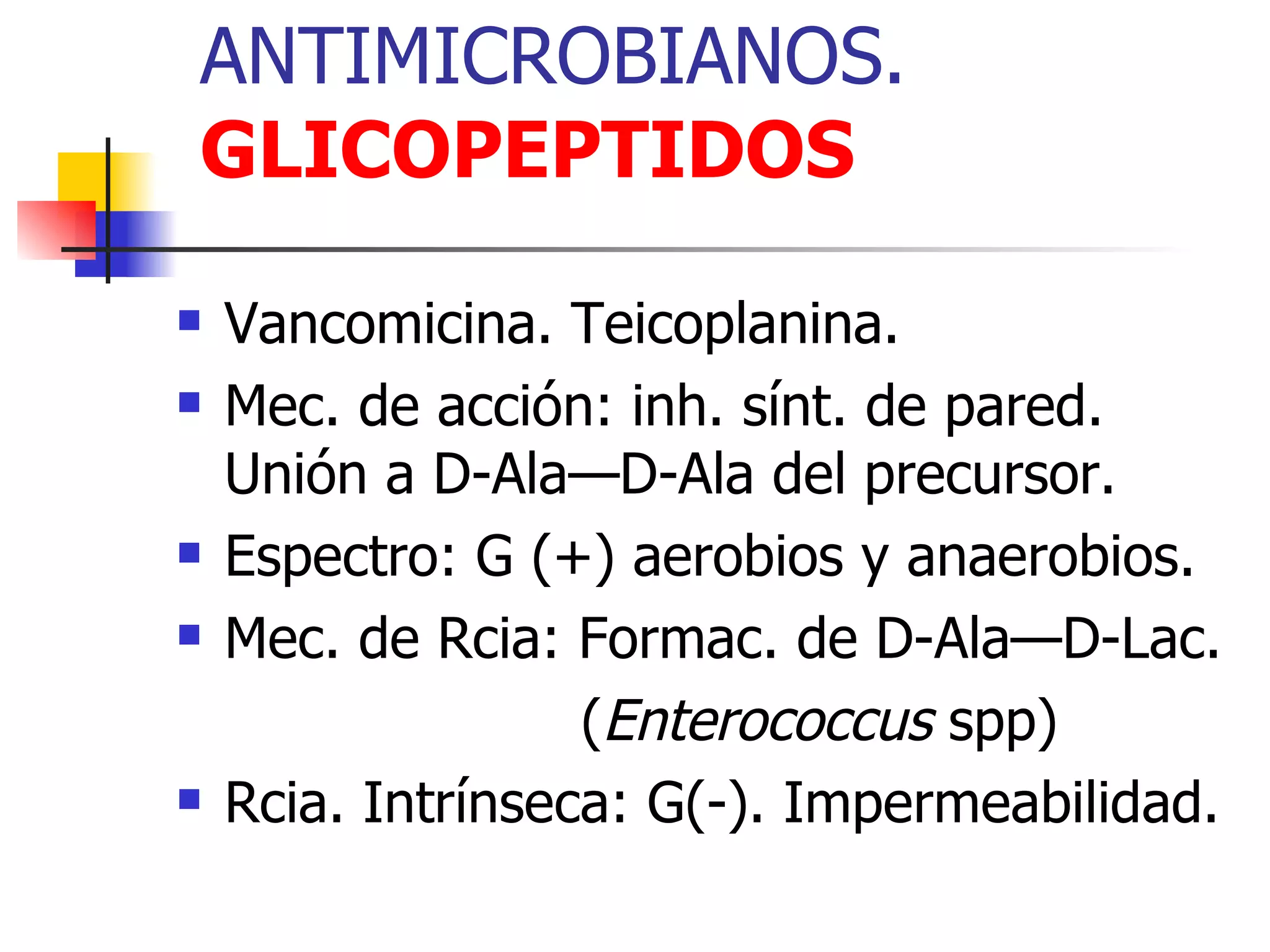 Antimicrobianos Clasificacion | PPT