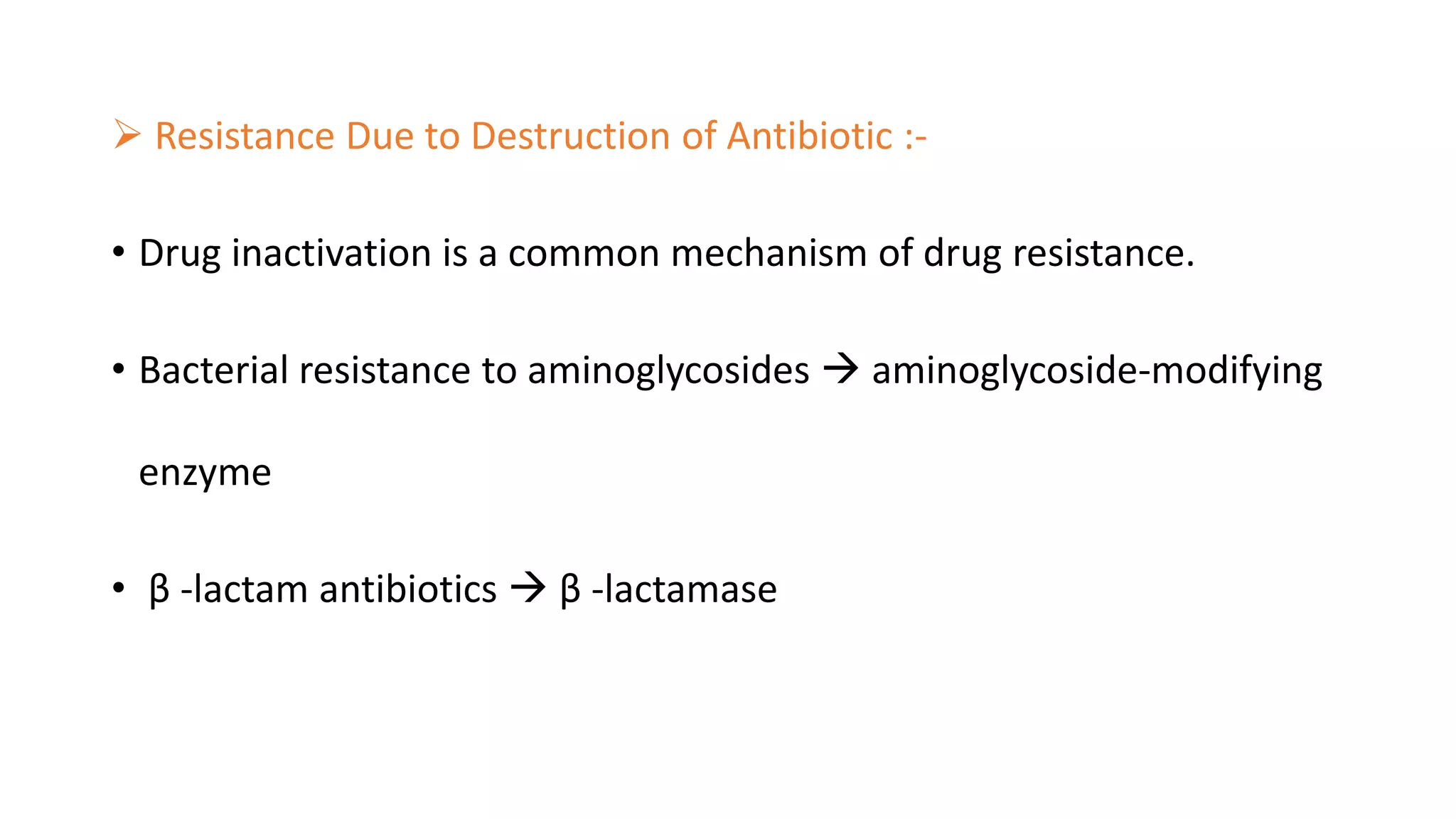 Antimicrobial resistance mechanism | PPTX