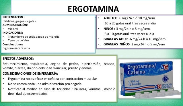 Ergotamina Vademecum