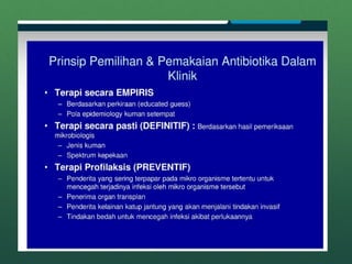 PENGGUNAAN ANTIMIKROBA YANG BIJAK FKTP... | PPTX