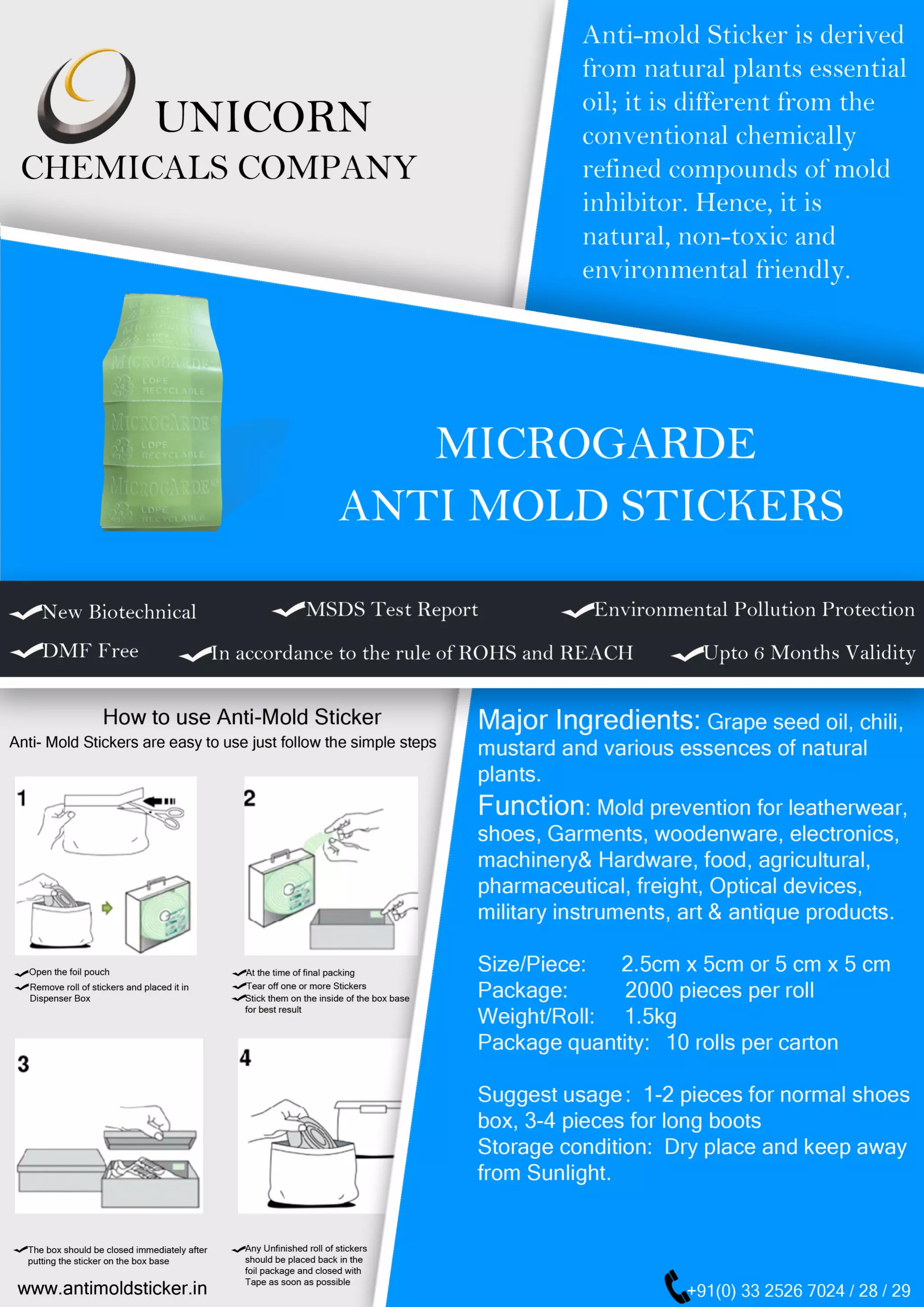Antimold stickers | PDF