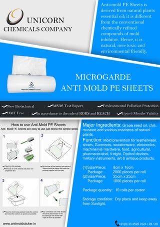 Antimold stickers | PDF