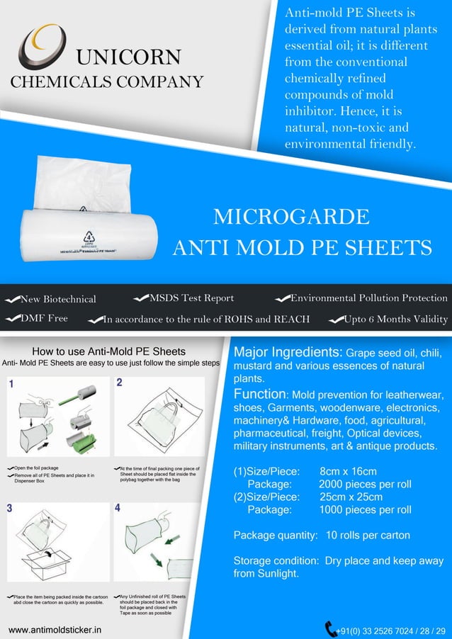 Antimold stickers | PDF