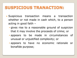 Anti money laundering | PPTX