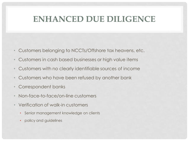 Anti Money Laundering - CDD & KYC | PDF | Business Accounting & Finance ...