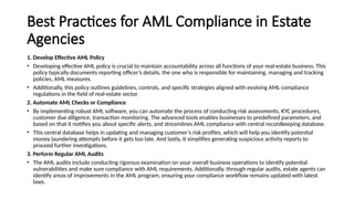 Anti Money Laundering Regulations Estate Agents | AML Square | PPT