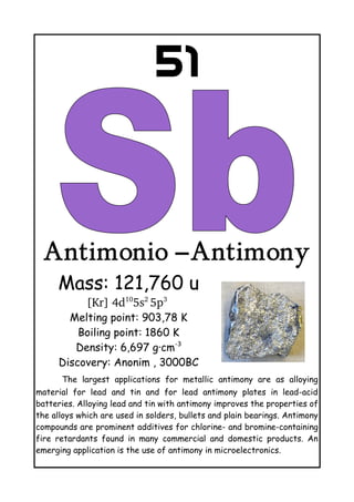 Antimonio | PDF