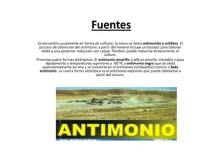 Antimonio | PPTX