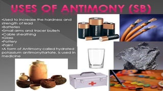 Antimony Uses