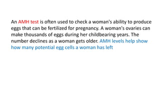 Anti Mullerian hormone -(AMH) -All Facts You Should Know | A Crucial ...