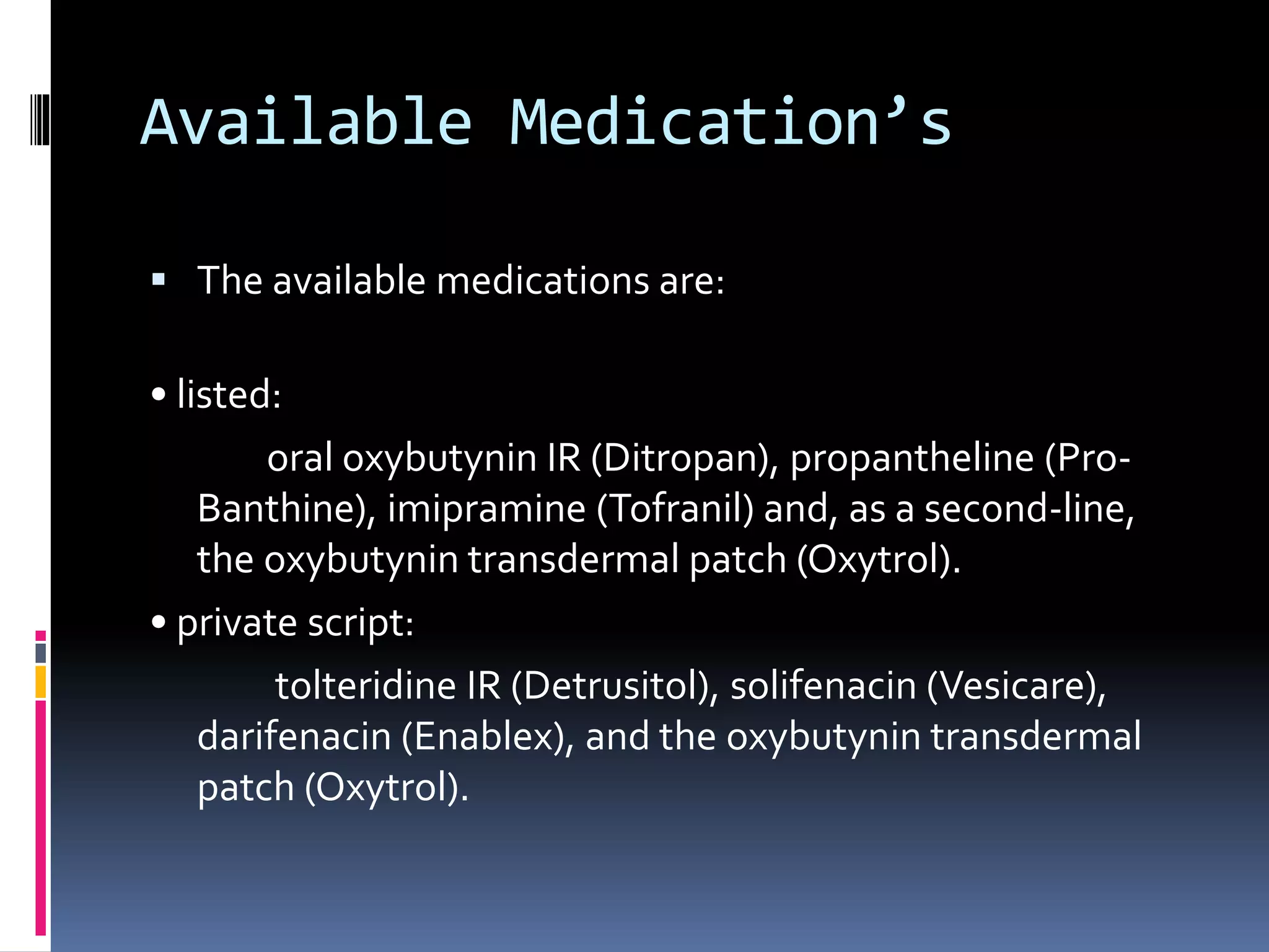 Anti-muscarinic drugs | PPTX