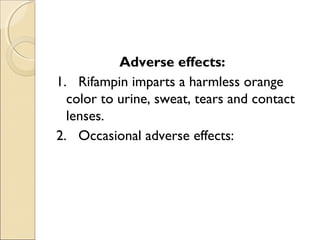 Anti mycobacterial drugs | PPT