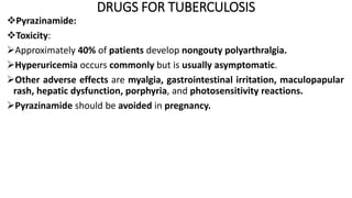 Antimycobacterial Drugs.pptx | Pharmaceutical Drugs | Medical Health