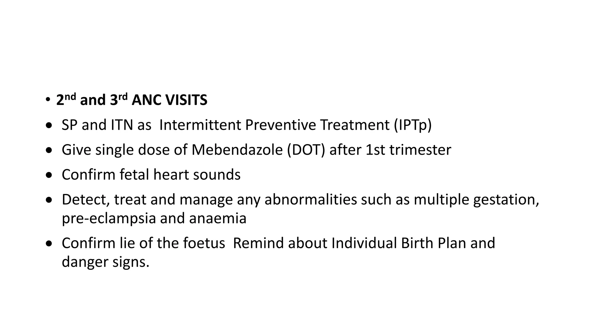 Antinatal care | PPTX
