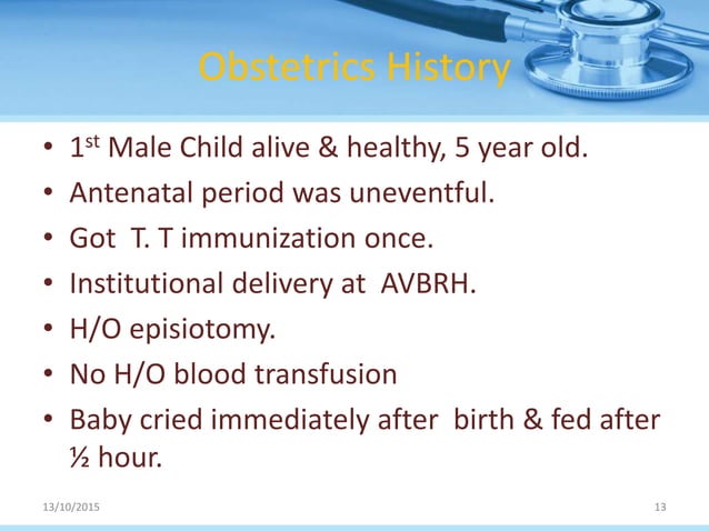 Anti-natal Care case | PPTX | Pregnancy | Reproductive Health