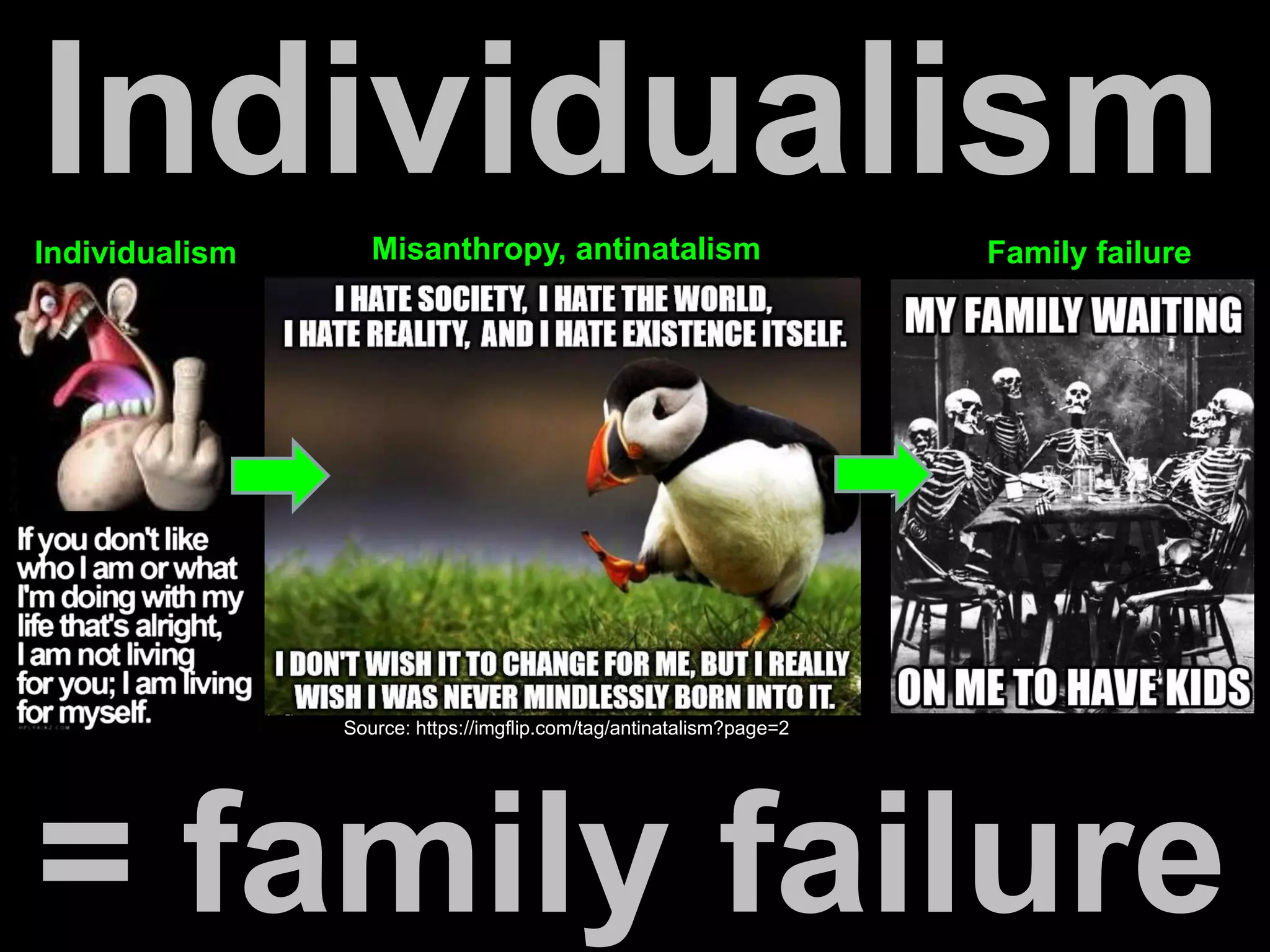 Individualism leads to a family failure | PDF