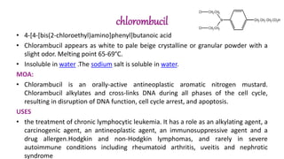Anti Neoplastic Agent.ppt | Cancer | Diseases and Conditions