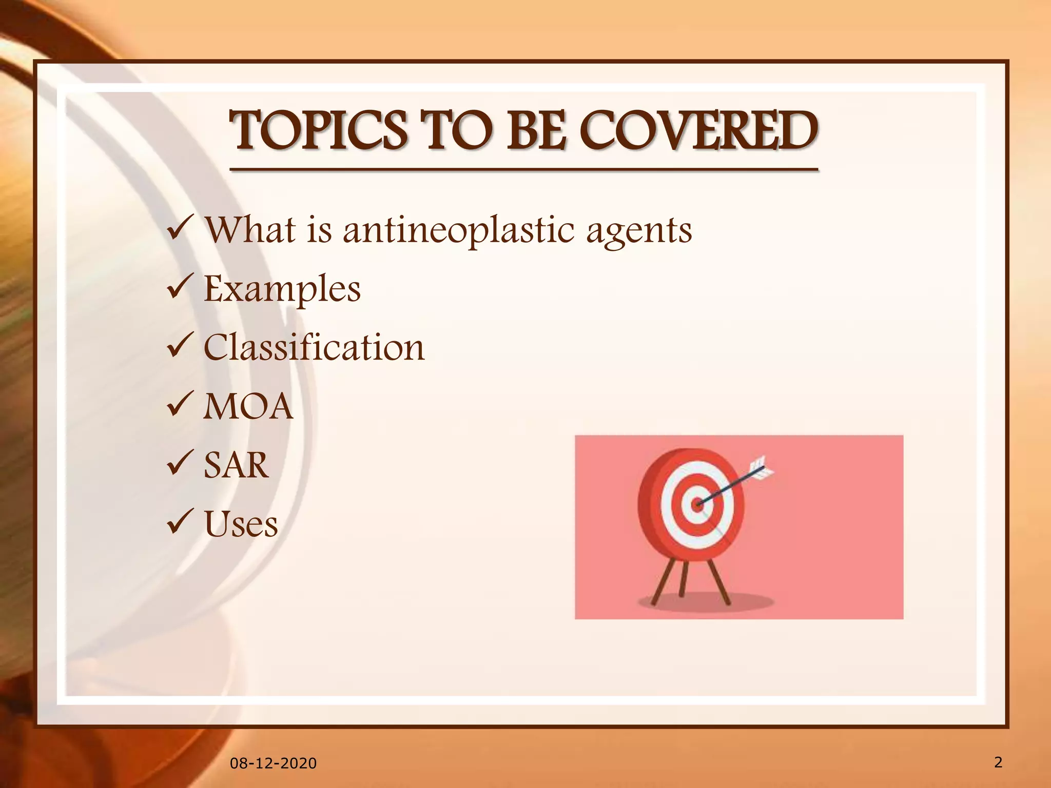 Anti neoplastic agents | PPTX