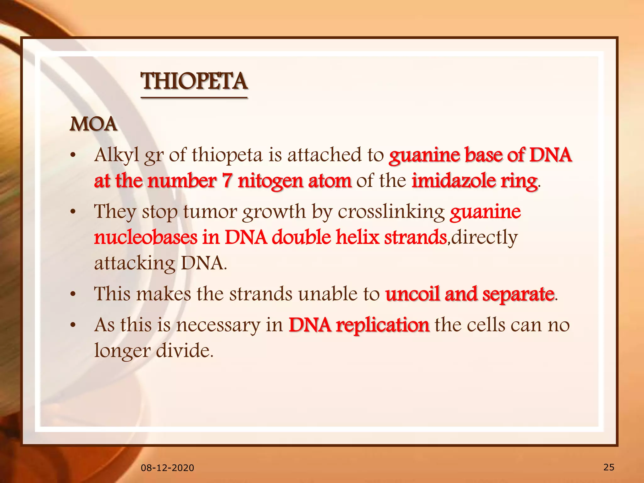Anti neoplastic agents | PPTX