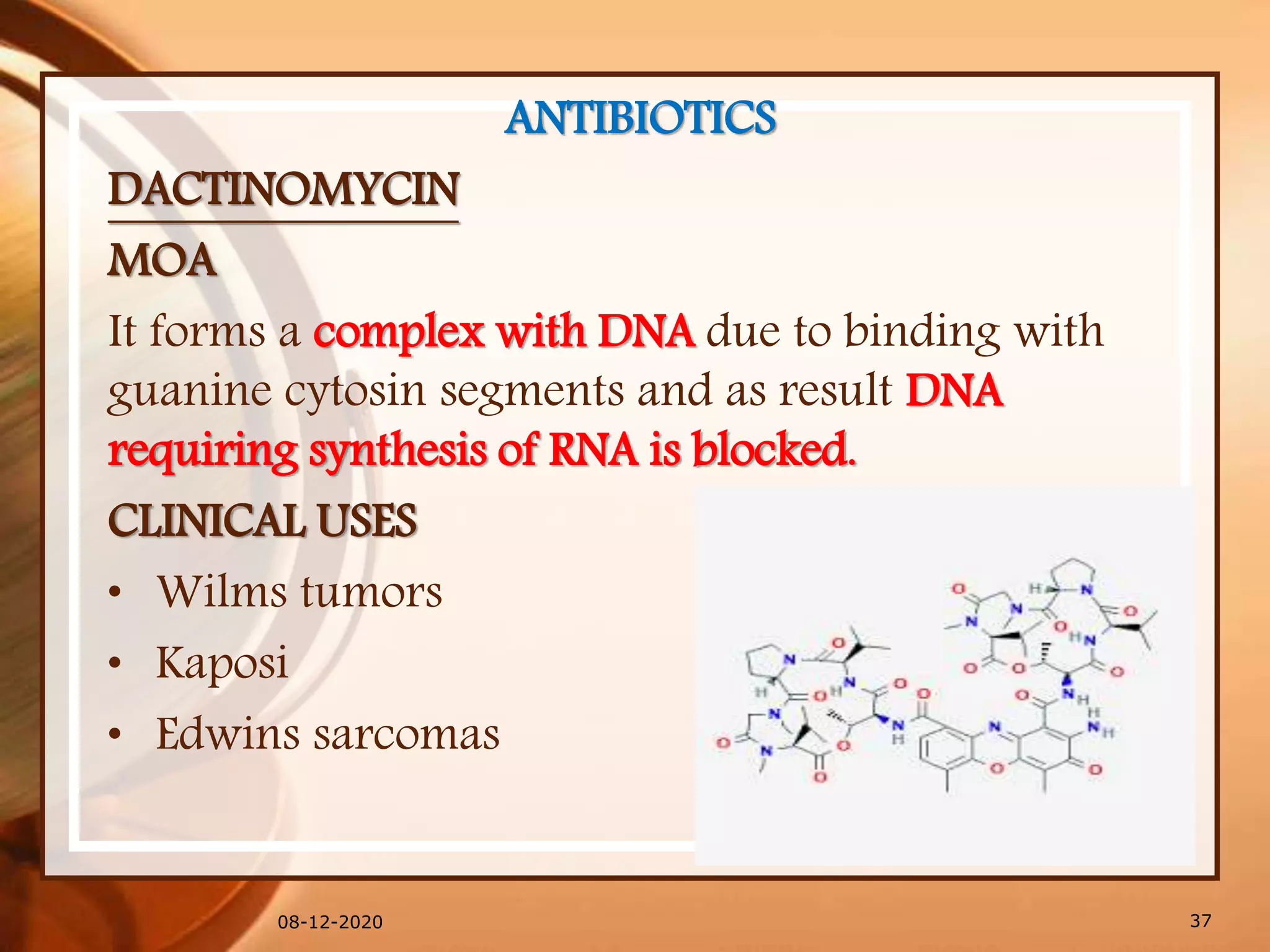 Anti neoplastic agents | PPTX