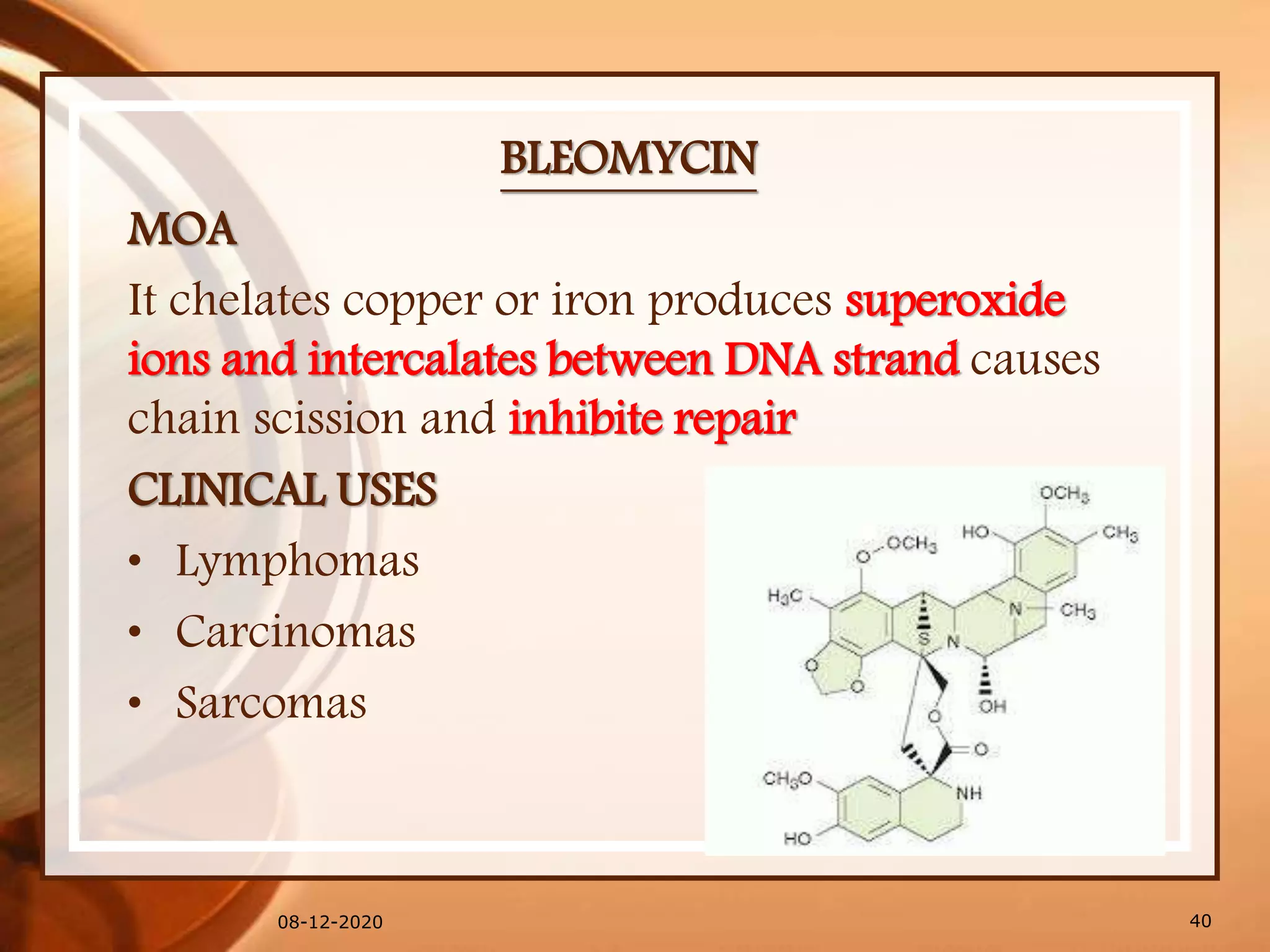 Anti neoplastic agents | PPTX
