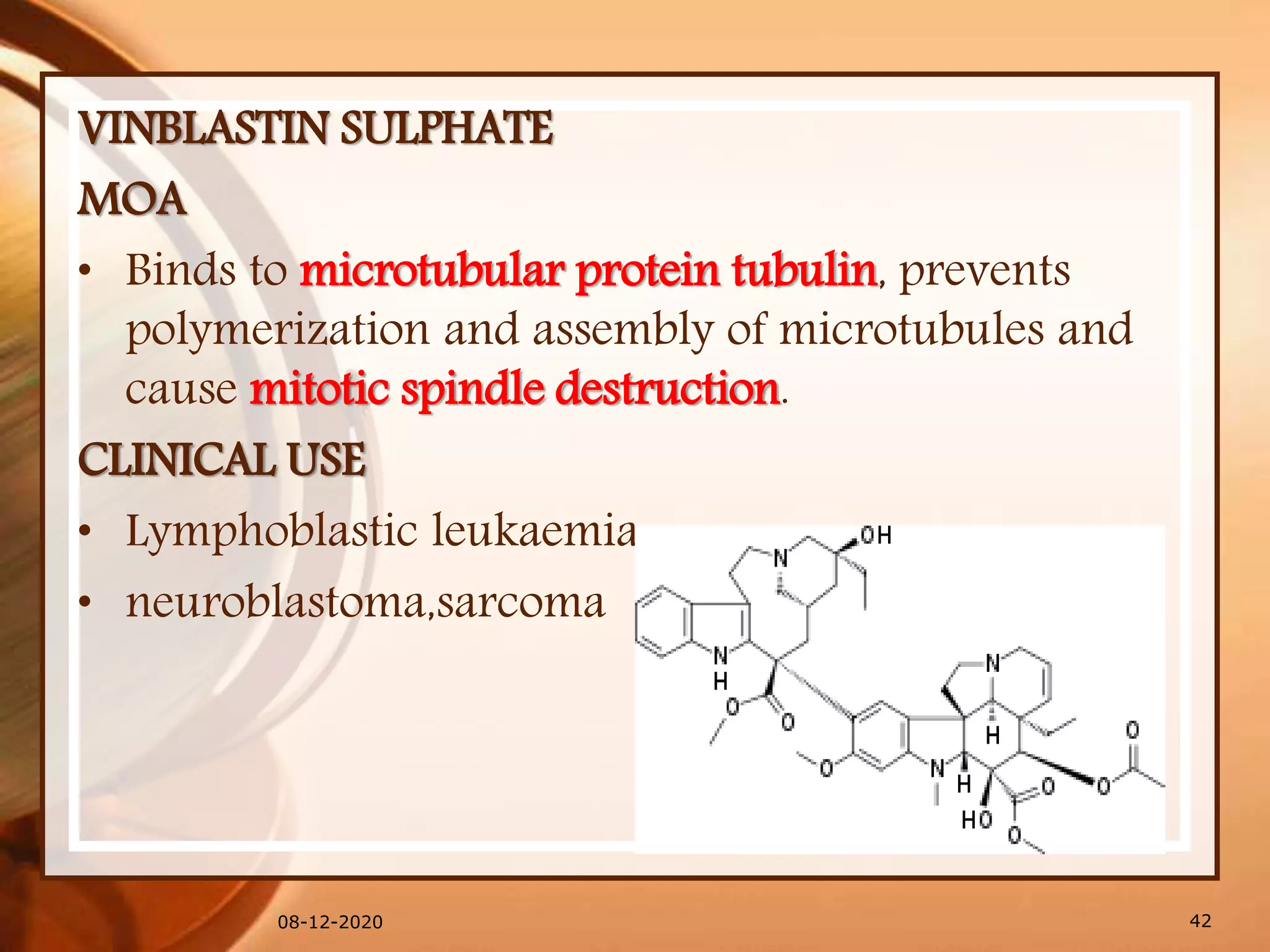 Anti neoplastic agents | PPTX