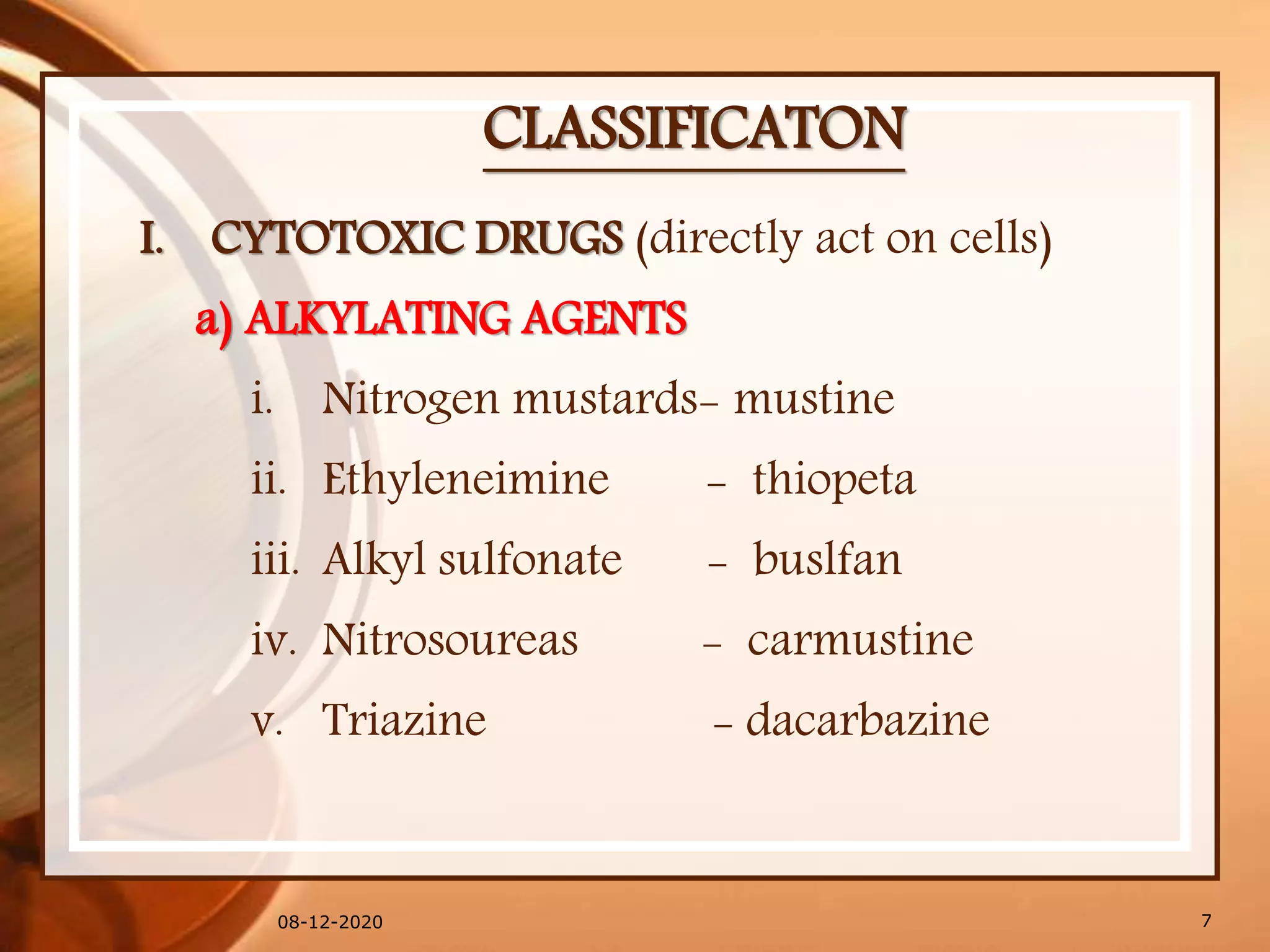 Anti neoplastic agents | PPTX