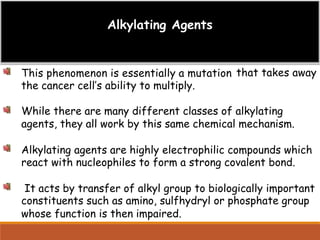 Anti neoplastic agents | PPTX