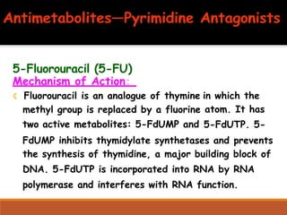 Anti neoplastic agents | PPTX