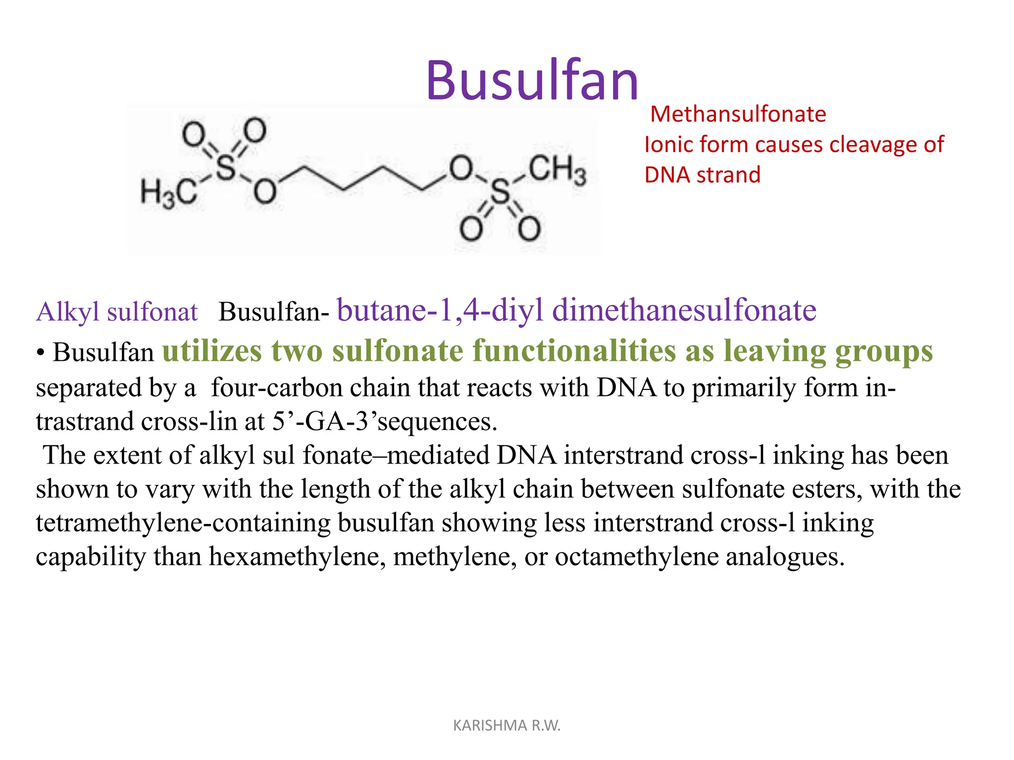 Antineoplastic agents- Alkylating agents .pptx