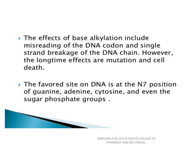 Antineoplastic agents- Alkylating agents .pptx