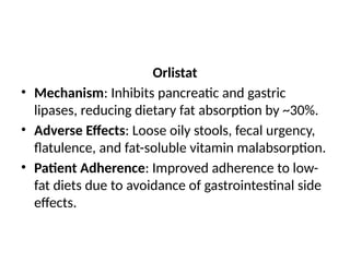 Anti_Obesity_Drugs_Presentation for pptx | PPTX