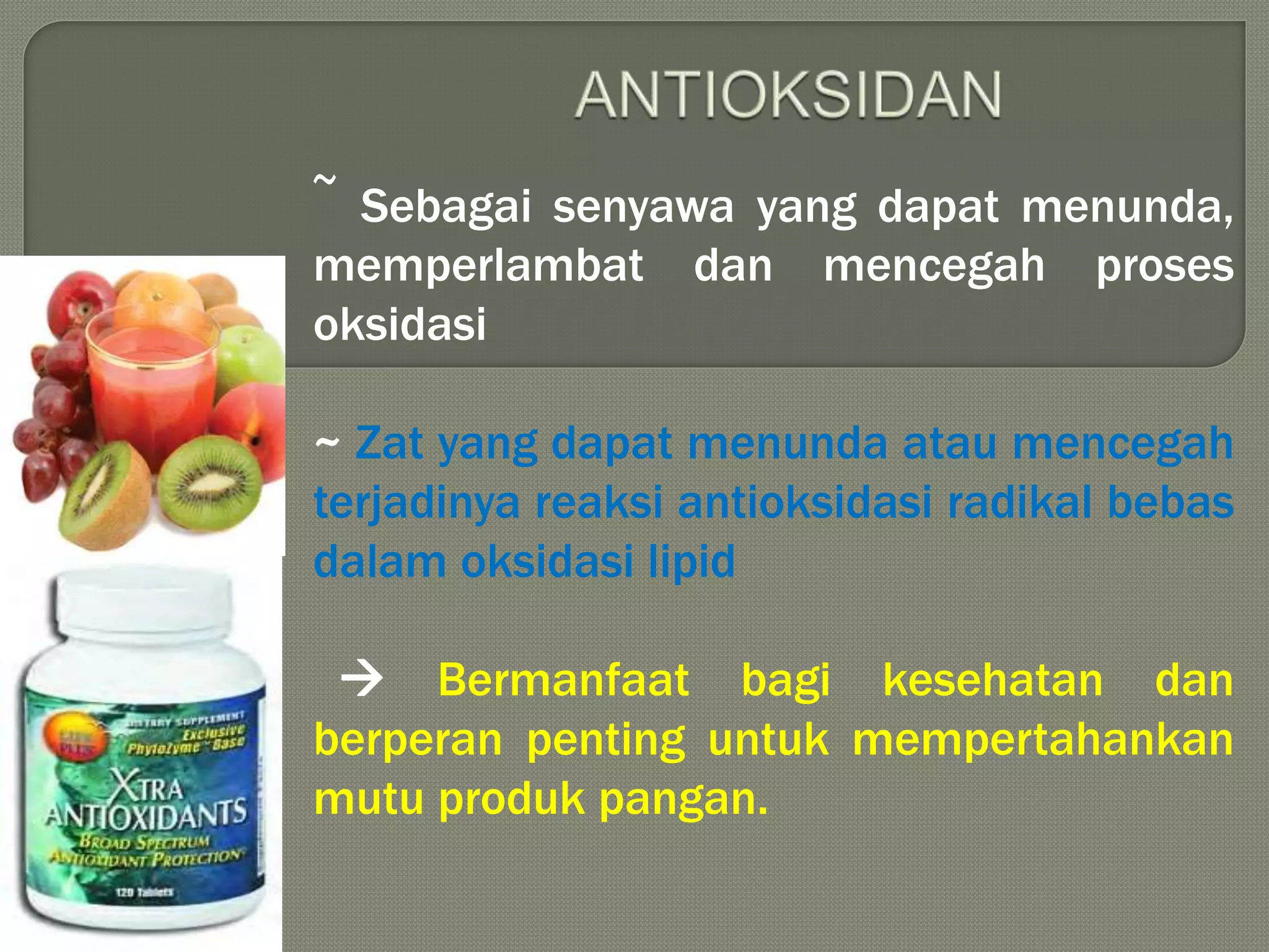 Antioksidan 1 (versi 2) | PPT