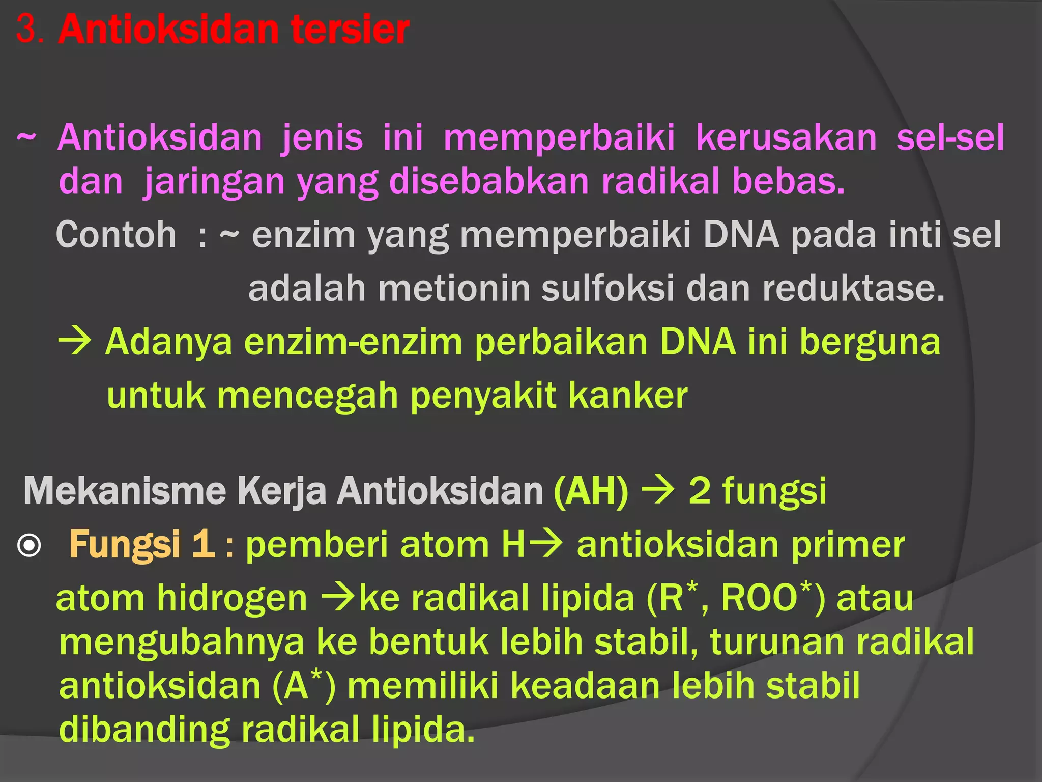 Antioksidan 1 (versi 2) | PPT