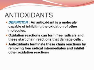 Antioxidant | PPTX