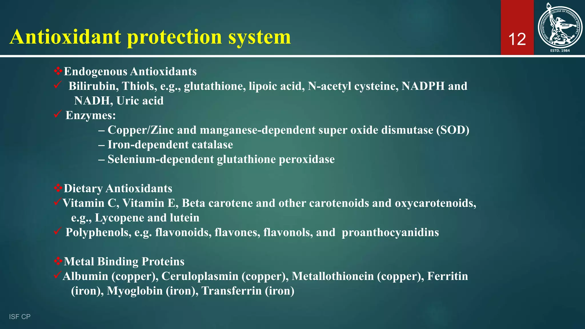 Antioxidants | PPTX