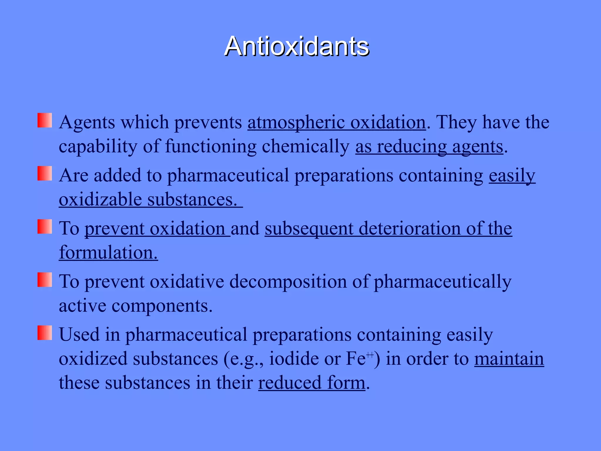 Antioxidants | PPT
